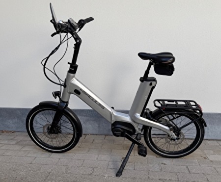 Elektrische vouwfiets HERCULES Fold Futura F8 grijs